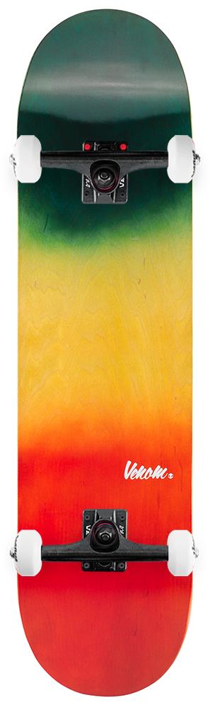 Venom Core Complete Built Skateboard - Rasta/Black - 8.0" – Venom ...
